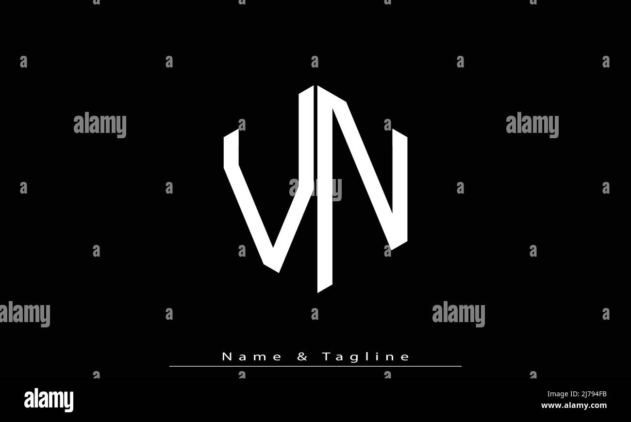 Letter vn logo hi-res stock photography and images - Alamy