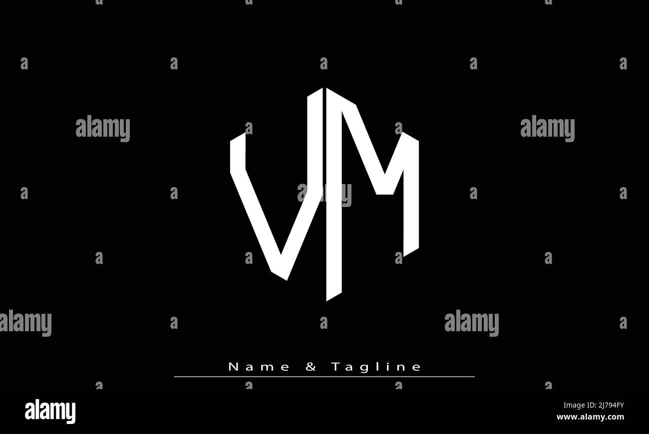 Vm letter hi-res stock photography and images - Alamy