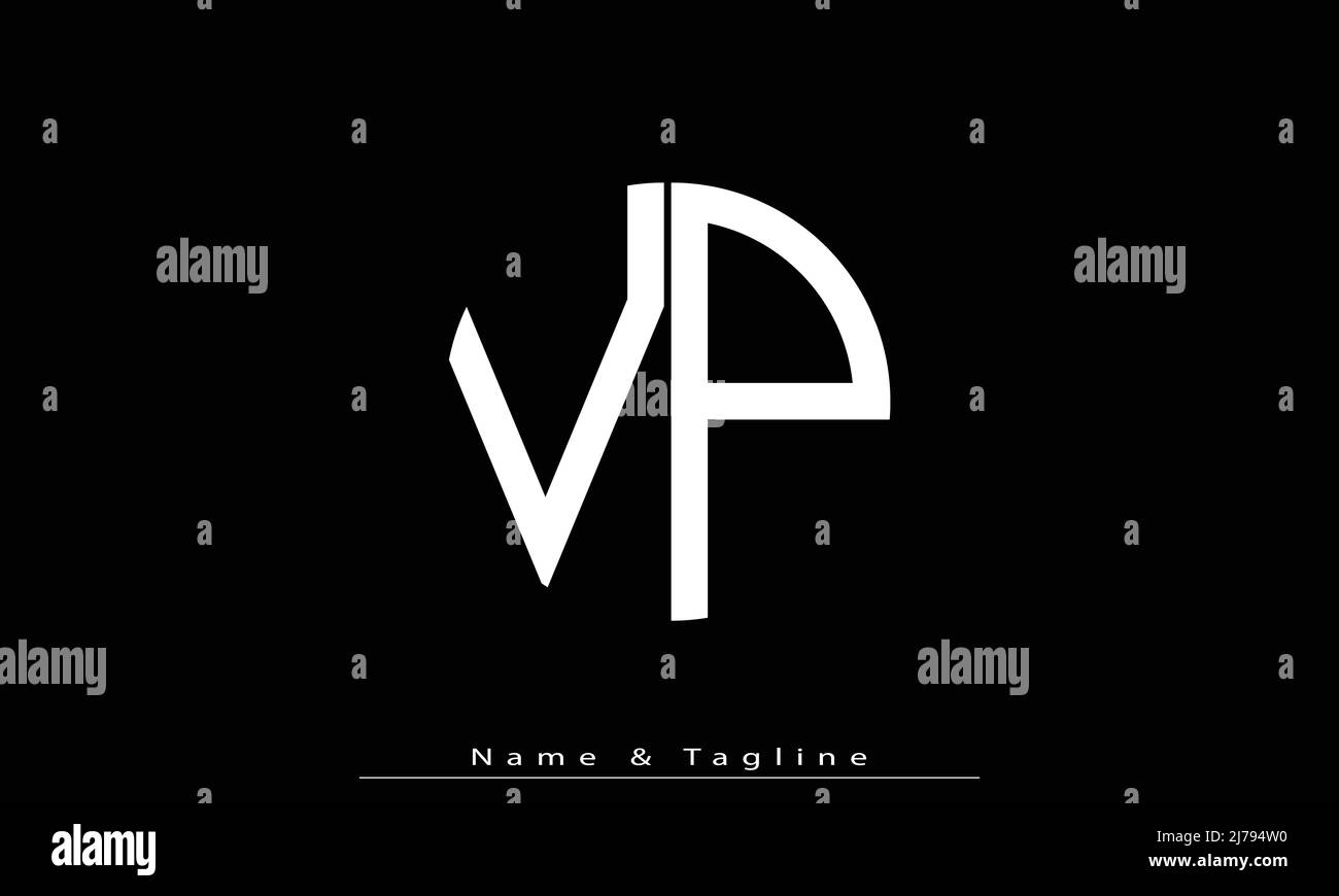 Alphabet letters Initials Monogram logo VP , PV Stock Vector Image ...