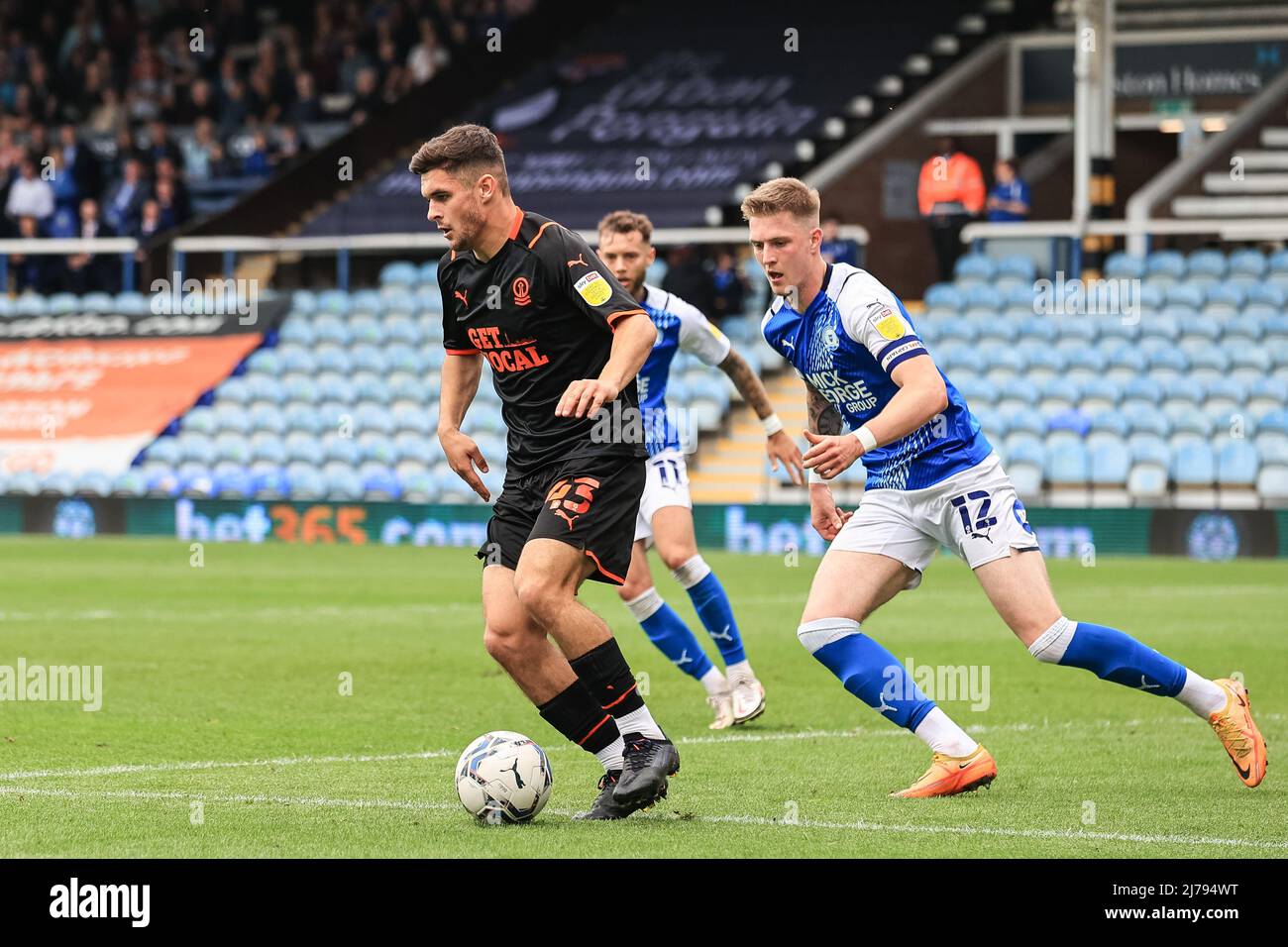 Jake Daniels #43 of Blackpool in action during the game Stock Photo - Alamy