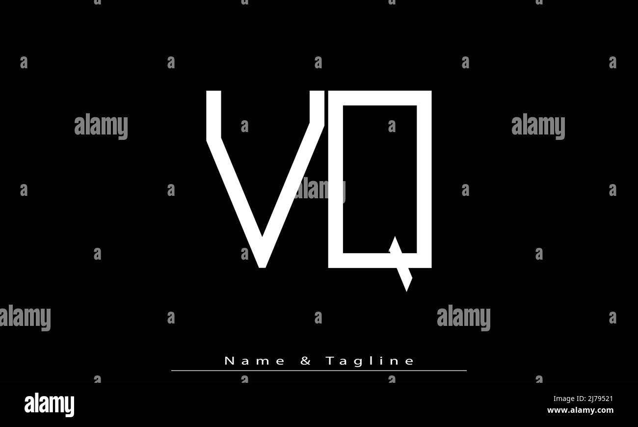 Alphabet letters Initials Monogram logo VQ , QV Stock Vector Image & Art - Alamy