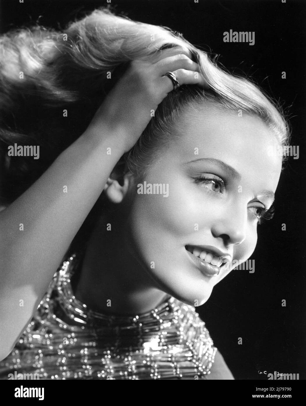 GEORGIA CARROLL Portrait by ERNEST A. BACHRACH publicity for RKO Radio ...