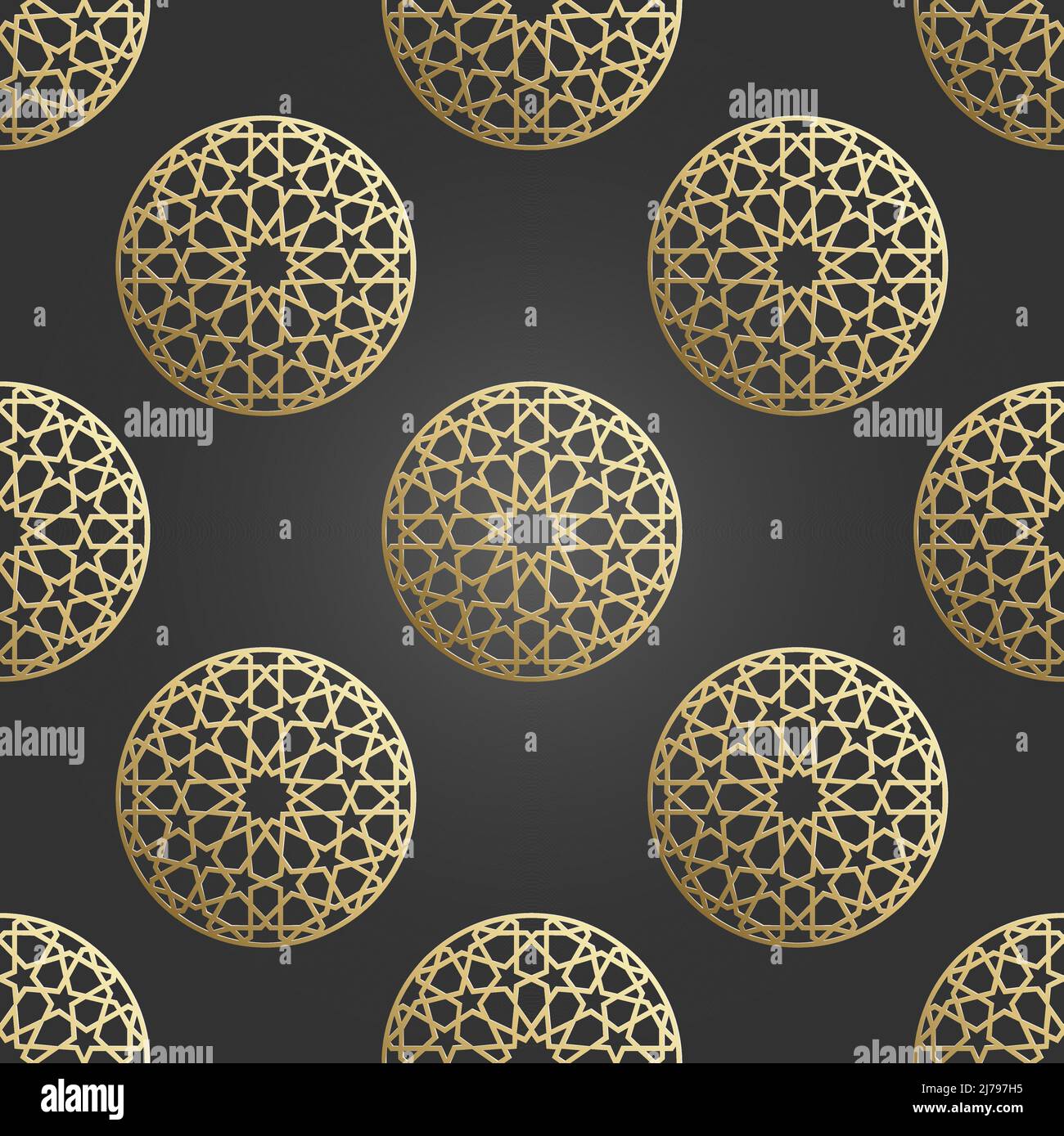 Islamic ornament vector, persian motiff. 3d ramadan islamic round ...