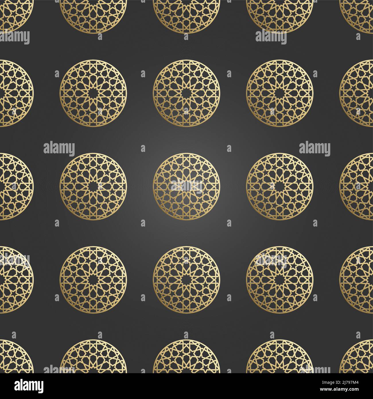 Islamic ornament vector, persian motiff. 3d ramadan islamic round ...