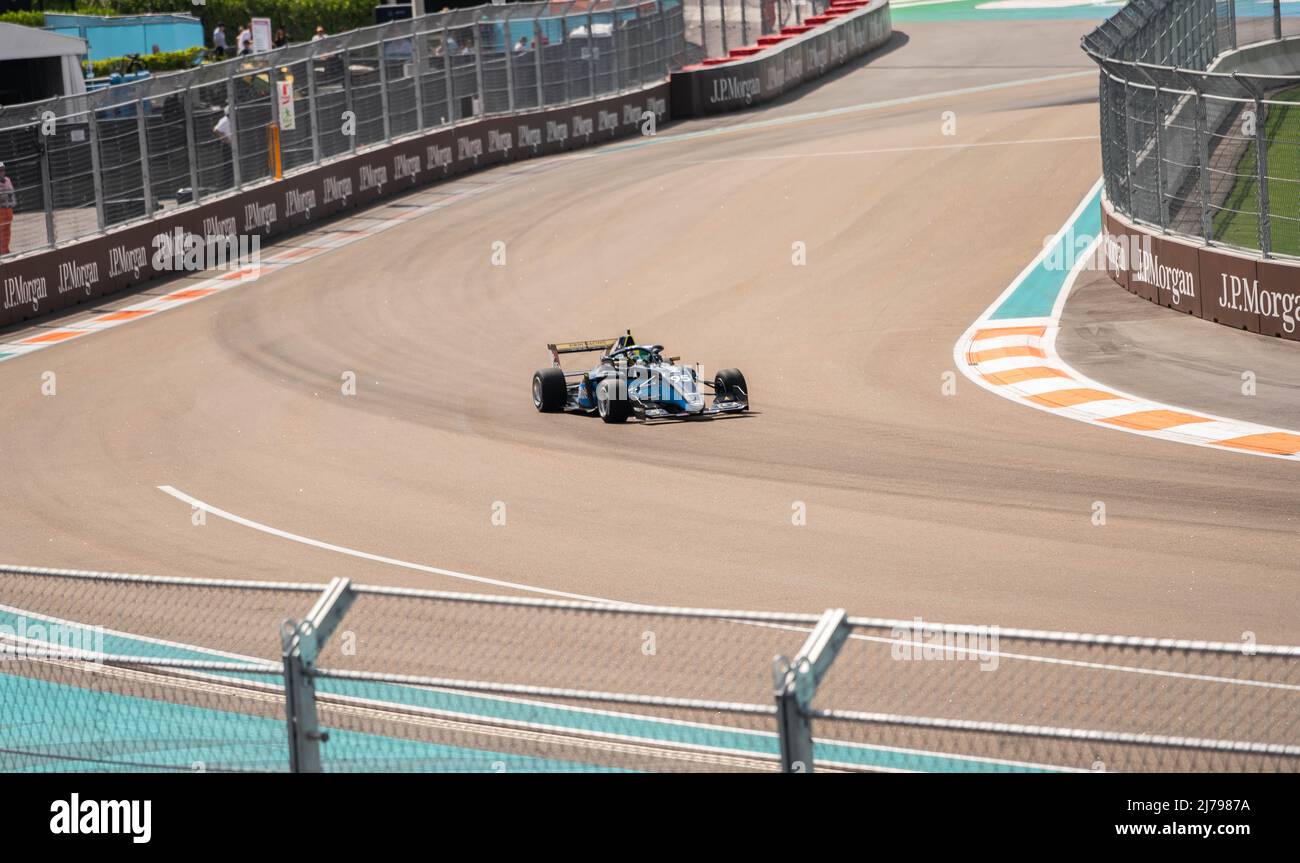 Miami, Florida, USA - May 6, 2022: First time on a brand new Race ...