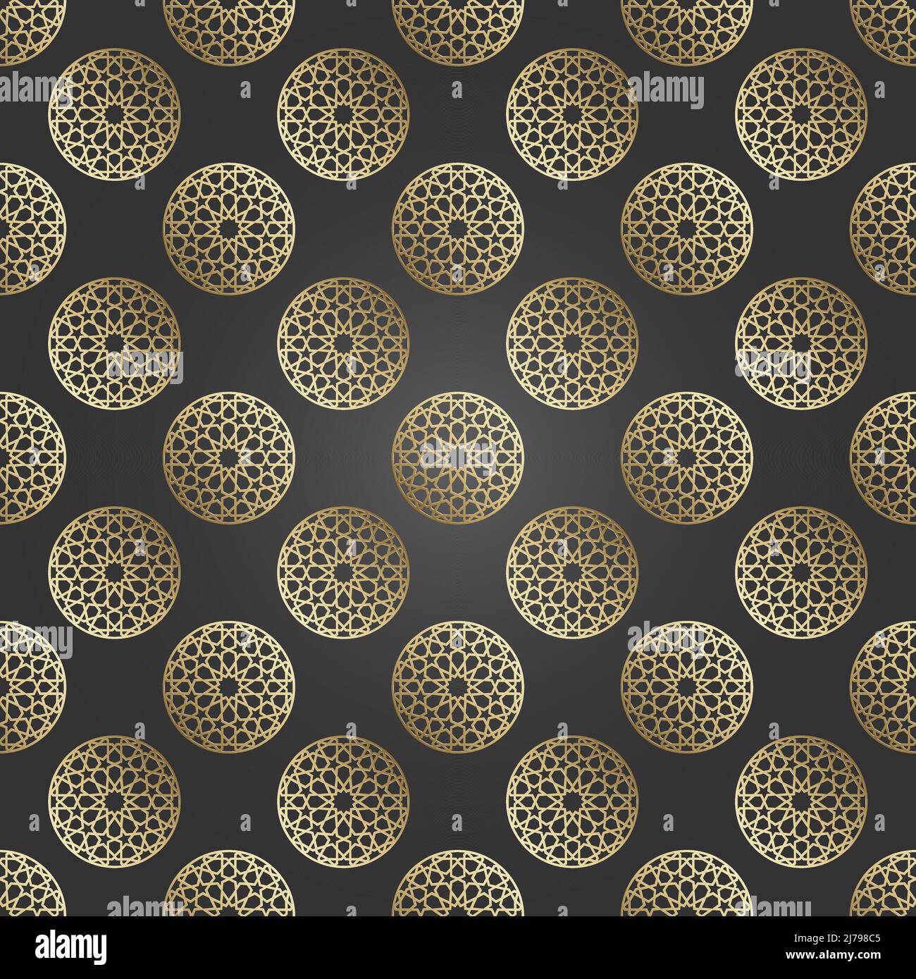 Islamic ornament vector, persian motiff. 3d ramadan islamic round ...