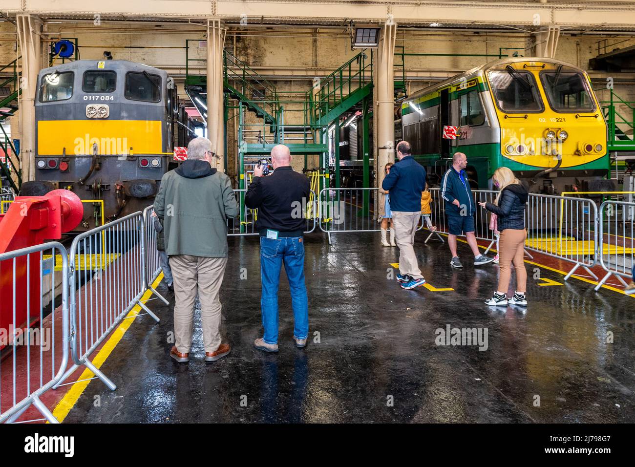 Inchicore, Dublin, Ireland. 7th May, 2022. Irish Rail celebrated the ...