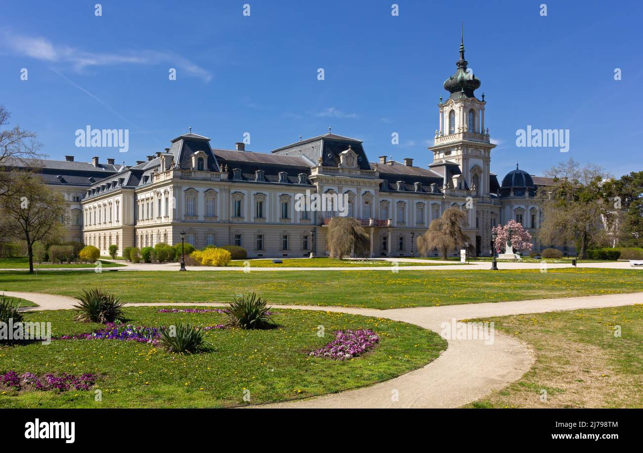 Festetics baroque palace at the center of its magnificent park in ...