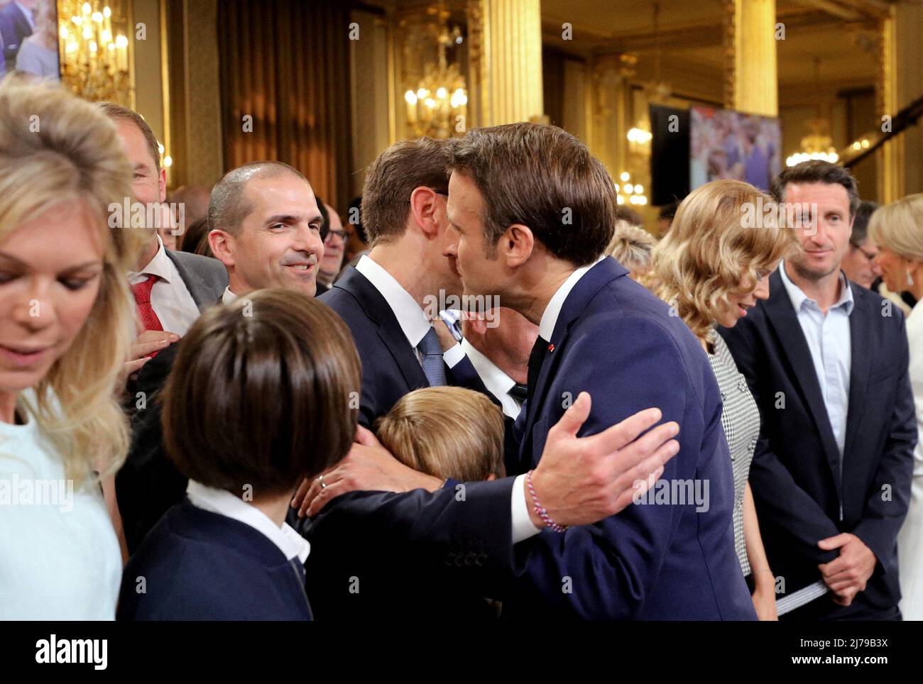 Laurence Auzière-Jourdan, Emmanuel Macron and his brother Laurent ...