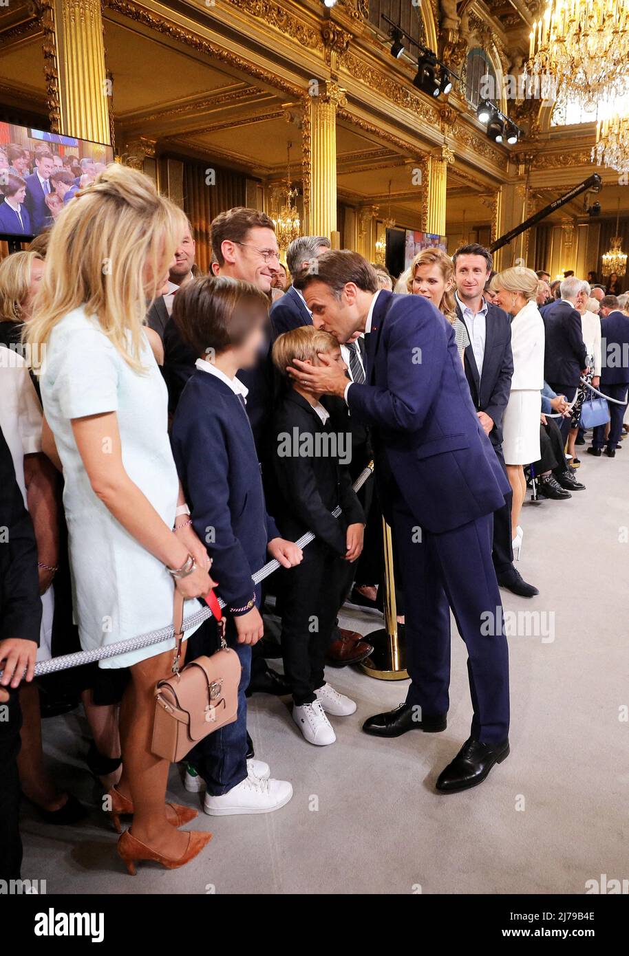 Laurence Auzière-Jourdan, Emmanuel Macron and his brother Laurent ...