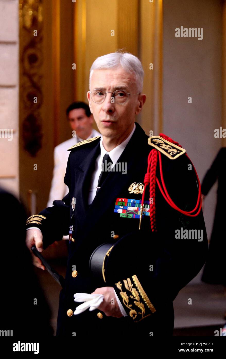 Didier Lallement during the Investiture ceremony of the french ...
