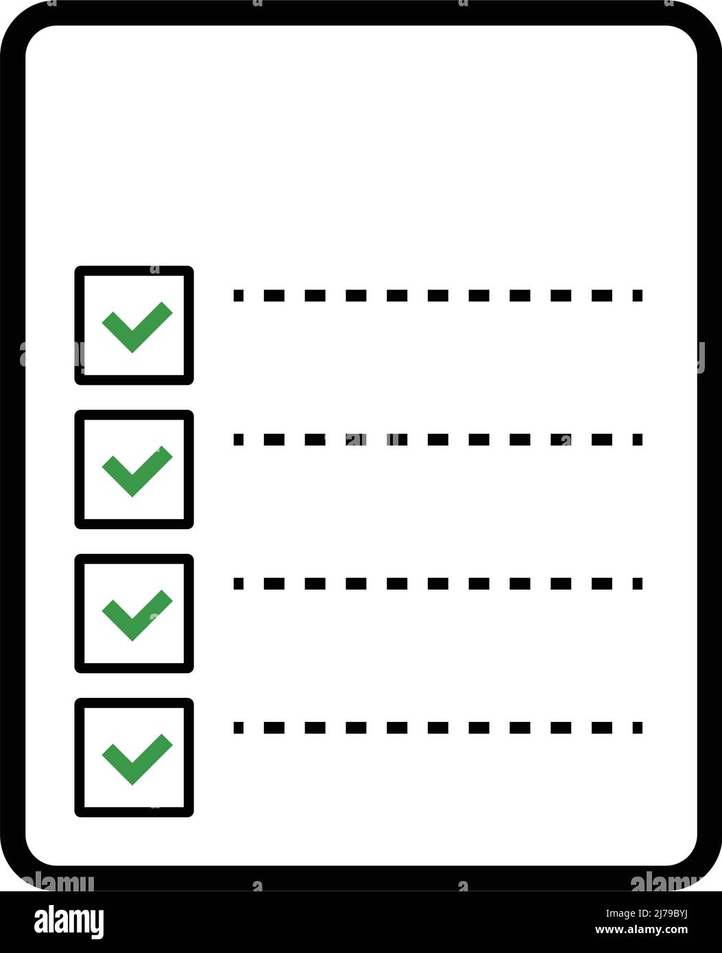 Check board icon. Notepad icon. Editable vector Stock Vector Image ...