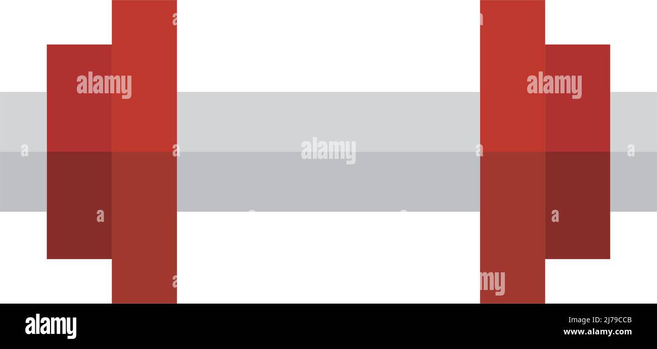 Dumbbell icon. Strength training. Editable vector Stock Vector Image ...