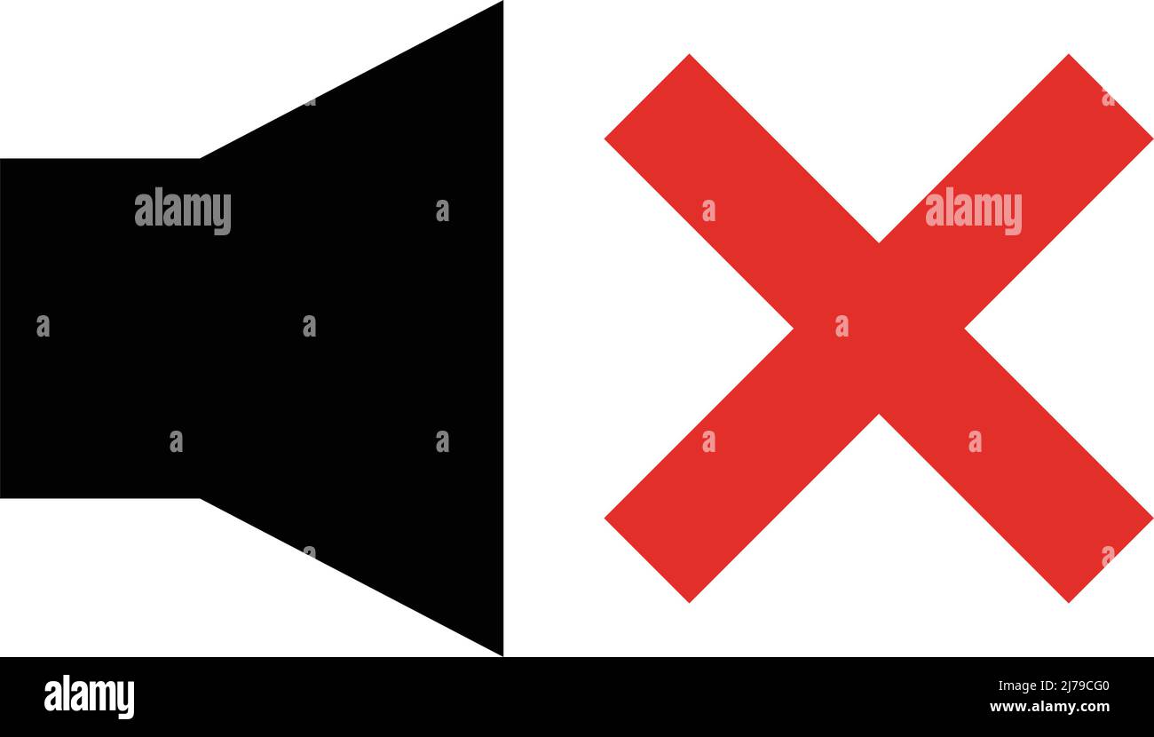 Voice off icon. Sound off icon. Mute icon. Editable vector Stock Vector ...