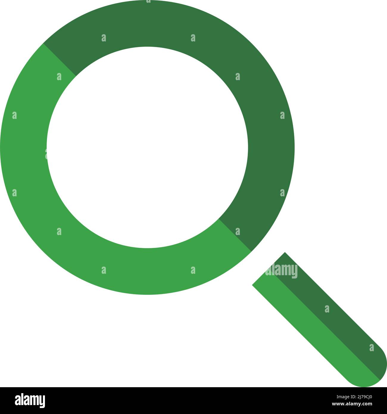 Magnifying glass. Search icon. Editable vector Stock Vector Image & Art ...