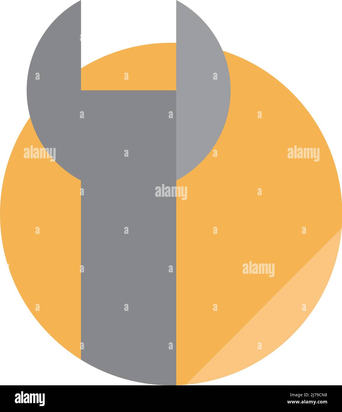 Spanner icon. Wrench icon. Editable vector Stock Vector Image & Art - Alamy