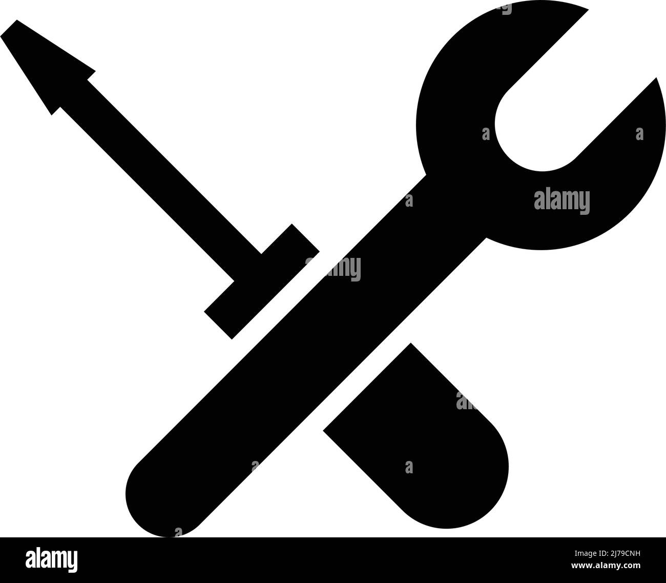 Construction tools silhouette Stock Vector Images - Alamy