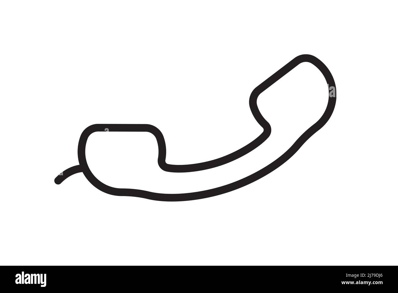 Call phone icon. Communication and support vector symbol. Telephone ...