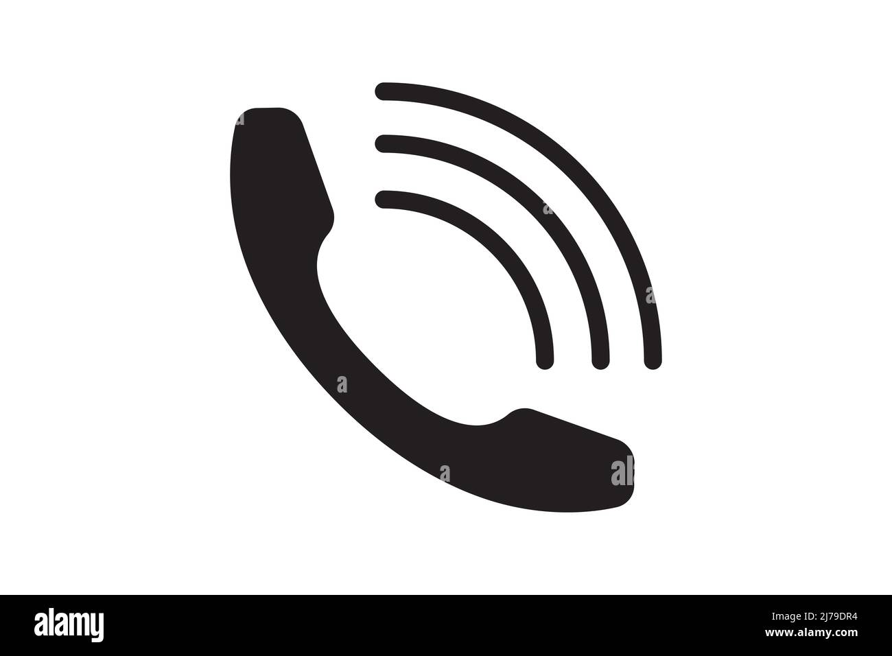 Call phone icon. Communication and support vector symbol. Telephone ...