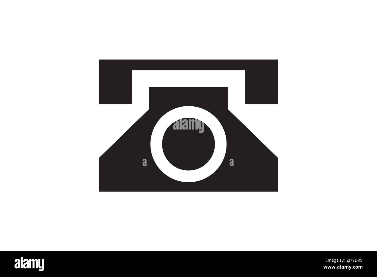 Call phone icon. Communication and support vector symbol. Telephone ...