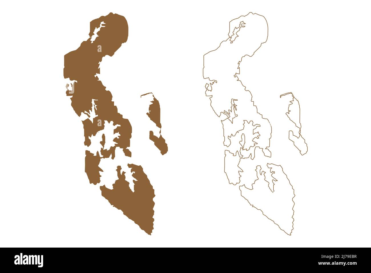 Camorta, Nancowry and Trinket Island (Republic of India, Nicobar ...