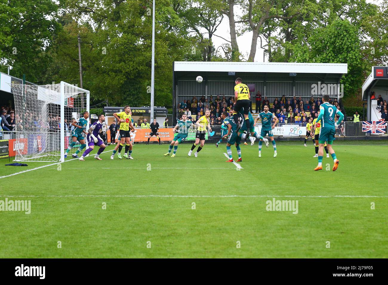 The EnviroVent Stadium, Harrogate, England - 7th May 2022 Rory McArdle ...