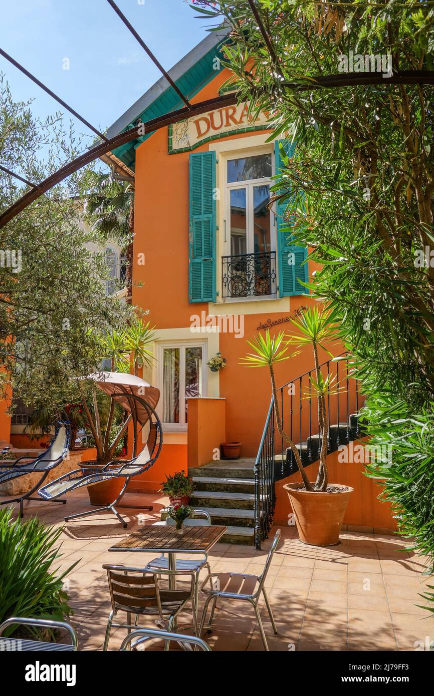 Nizza, Hotel Durante // Nice, Hotel Durante Stock Photo - Alamy