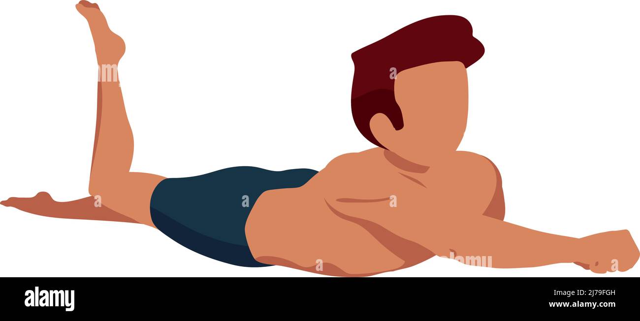 man stretching on floor Stock Vector Image & Art - Alamy