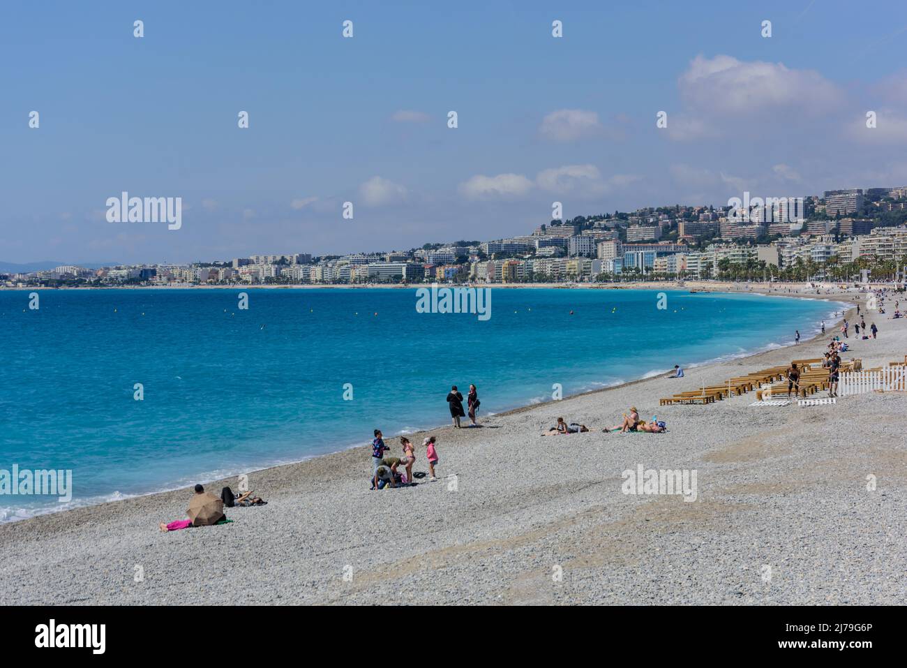 Nizza, Strand // Nice, Beach Stock Photo - Alamy