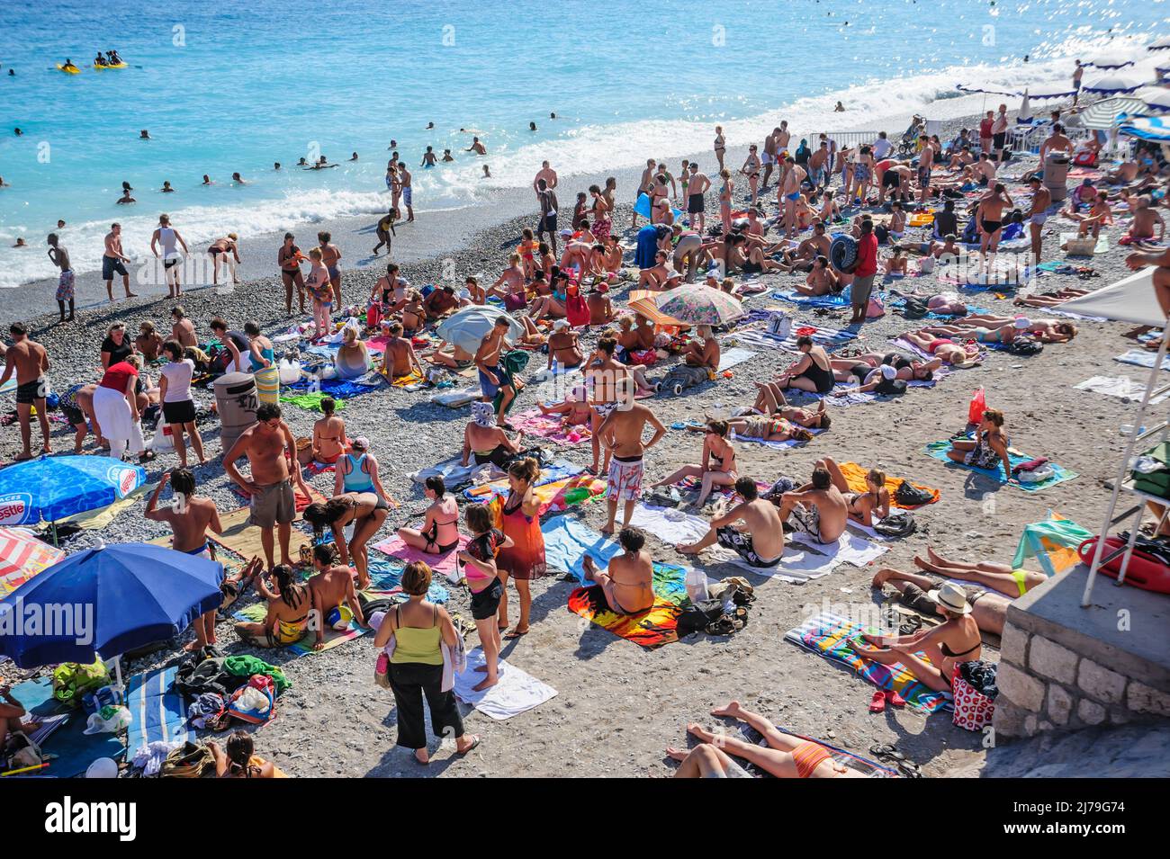 Nizza, Strand // Nice, Beach Stock Photo - Alamy