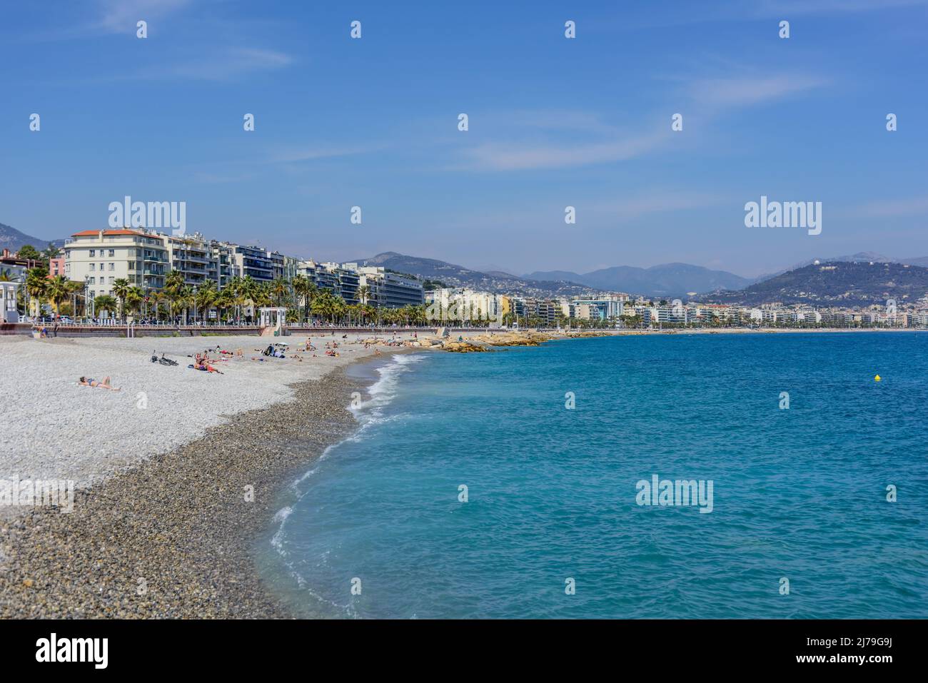 Nizza beach hi-res stock photography and images - Alamy