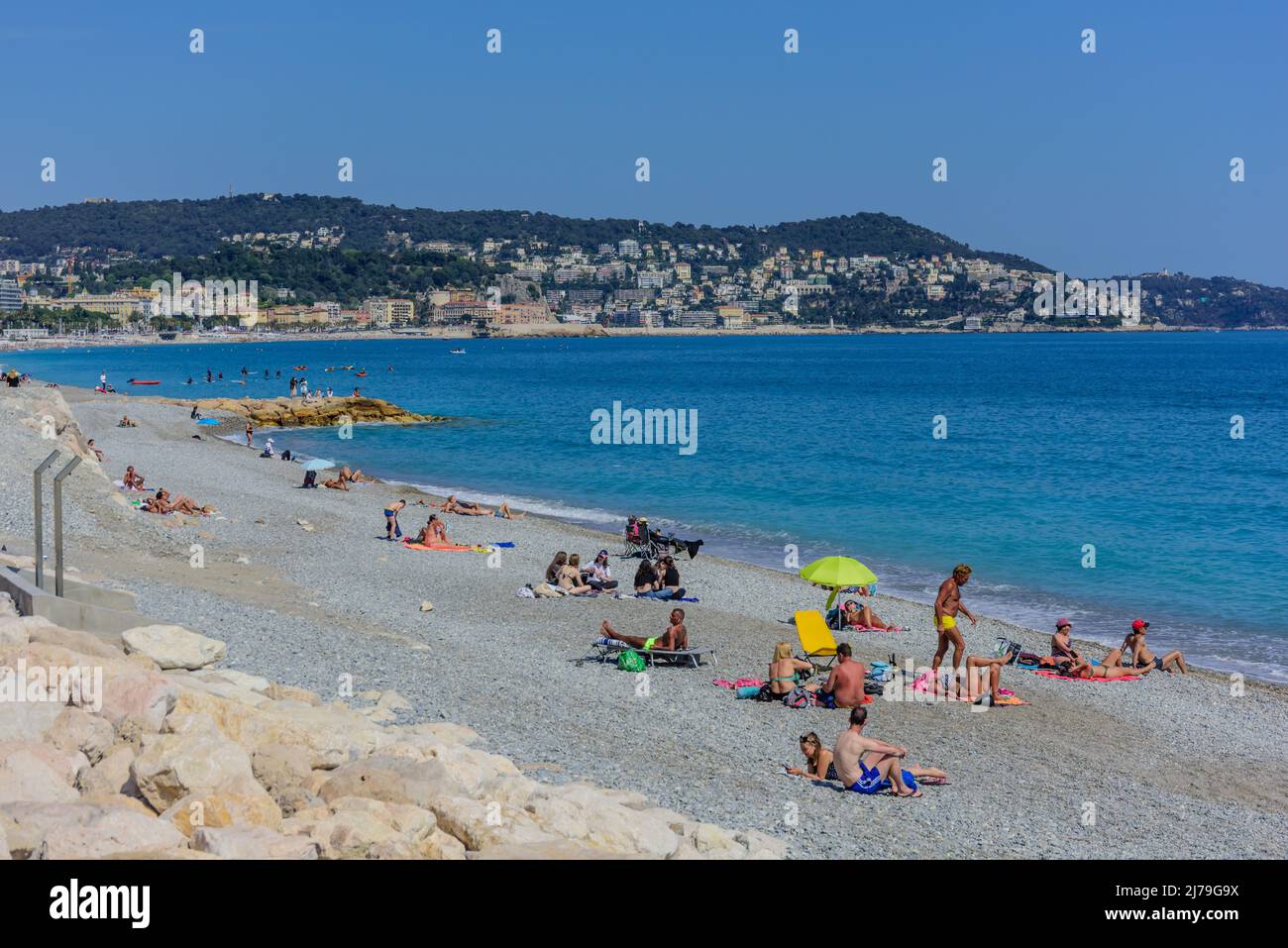 Frankreich strand meer menschen hi-res stock photography and images - Alamy