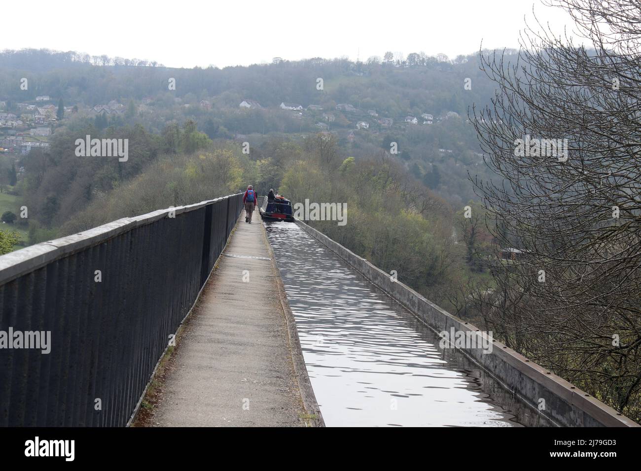 The Pontcysyllte Aqueduct is A world heritage site, it is a navigable ...