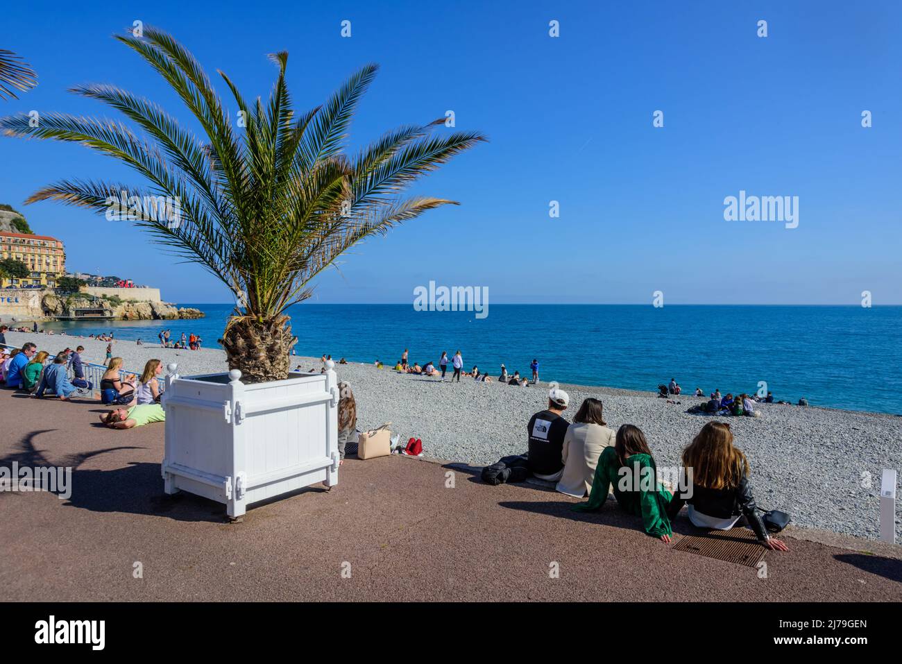 Nizza, Strand // Nice, Beach Stock Photo - Alamy