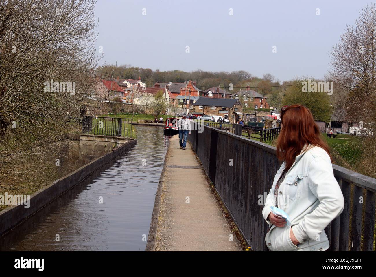The Pontcysyllte Aqueduct is A world heritage site, it is a navigable ...