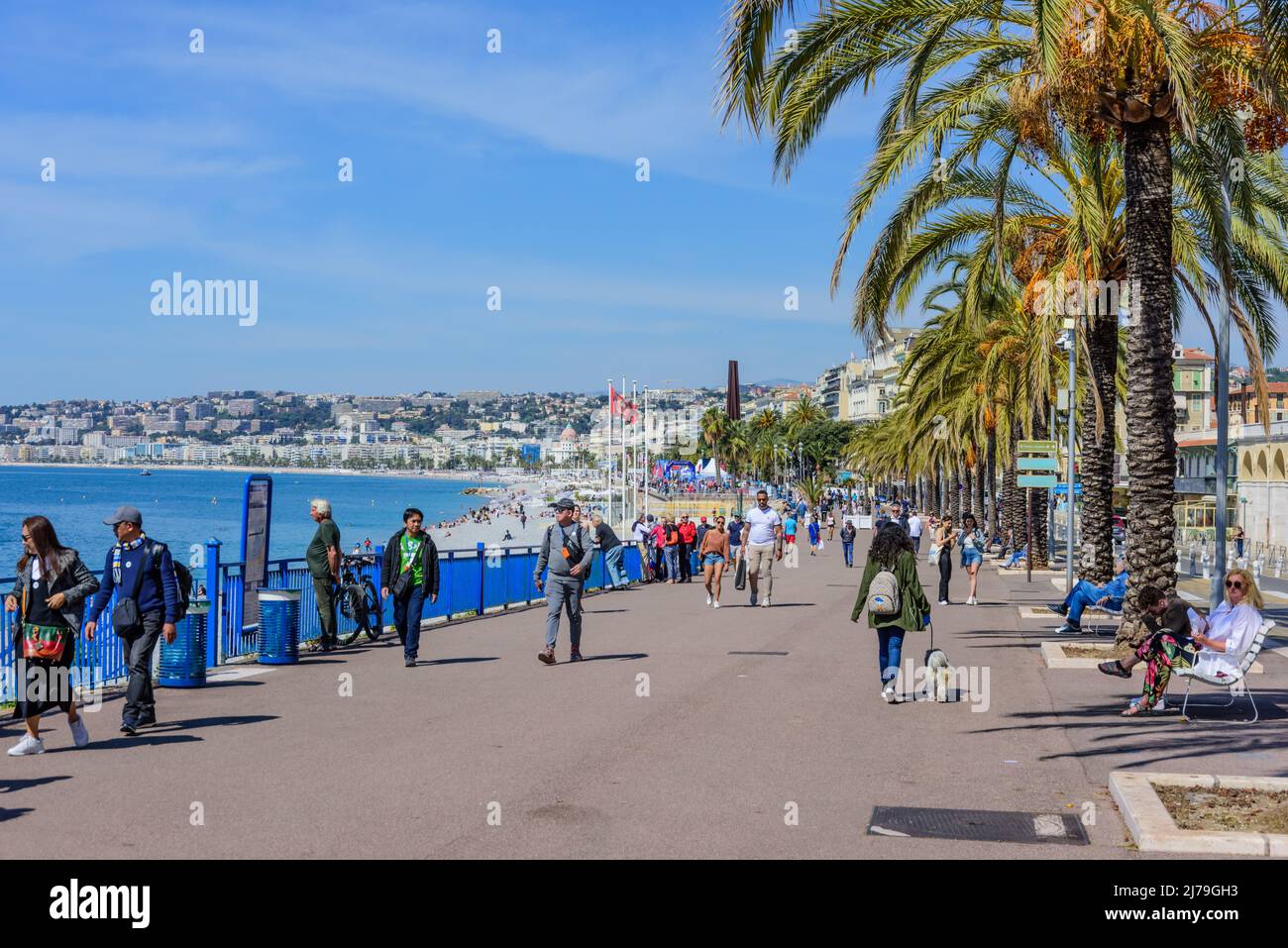 Nizza, Strand // Nice, Beach Stock Photo - Alamy
