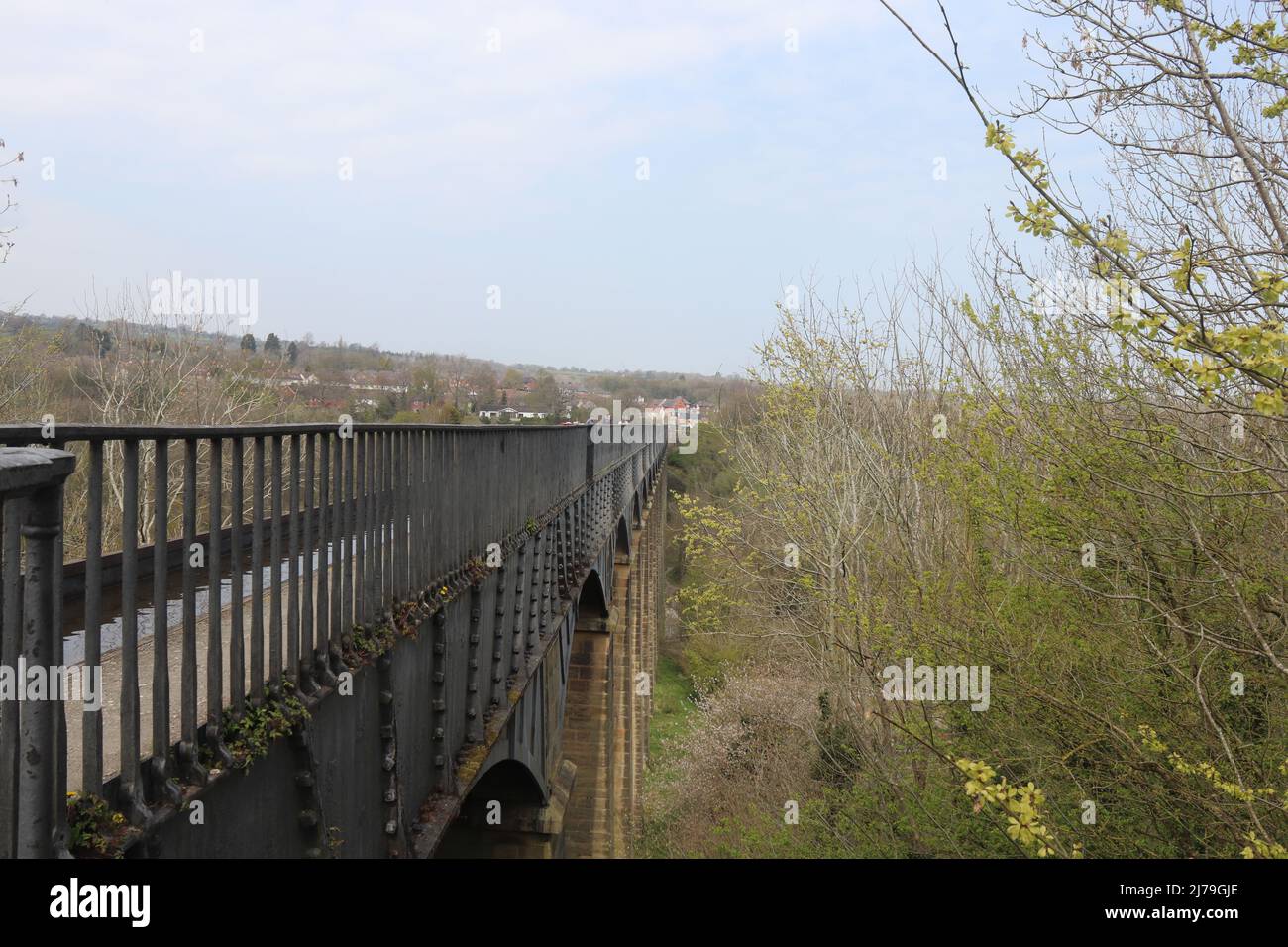 The Pontcysyllte Aqueduct is A world heritage site, it is a navigable ...