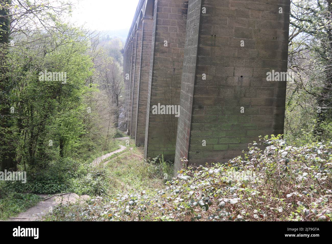 The Pontcysyllte Aqueduct is A world heritage site, it is a navigable ...