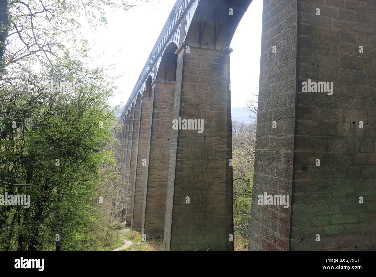 The Pontcysyllte Aqueduct is A world heritage site, it is a navigable ...