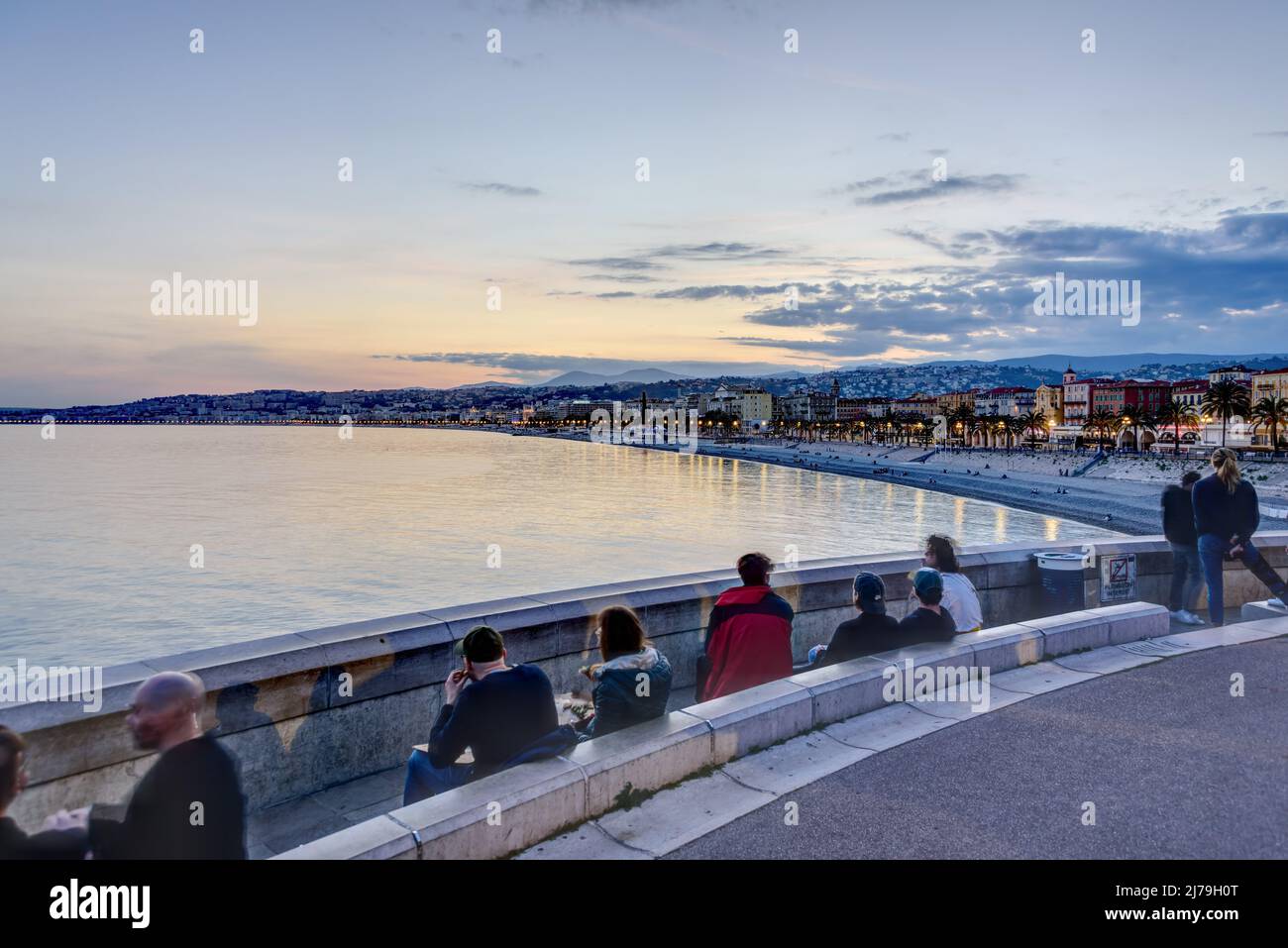 Nizza, Aussichtspunkt Rauba-Capeu // Nice, Viewpoint Rauba-Capeu Stock ...