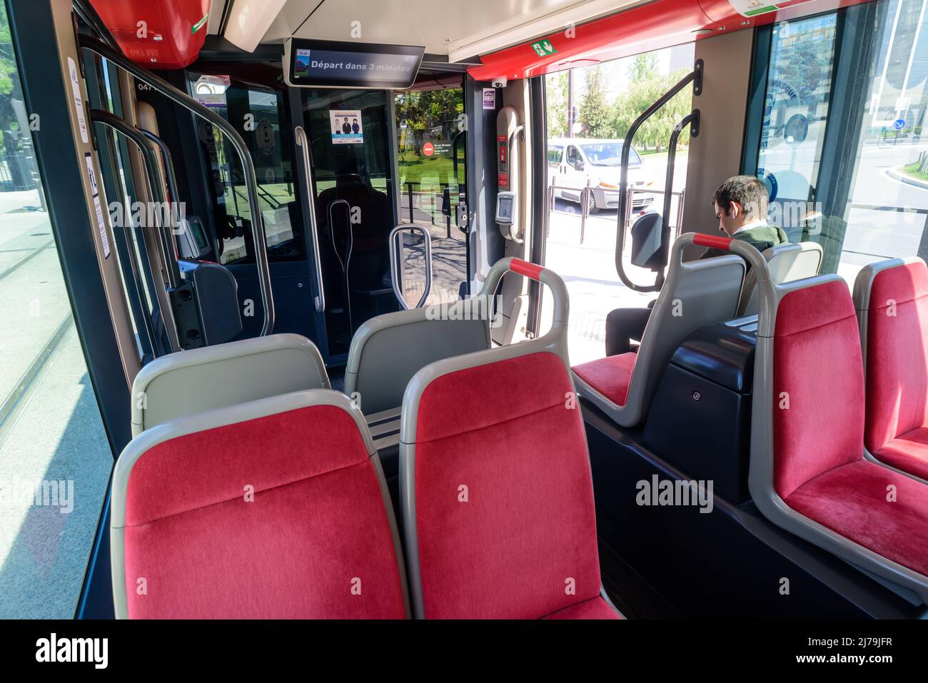 Nice france tram line 2 hi-res stock photography and images - Alamy