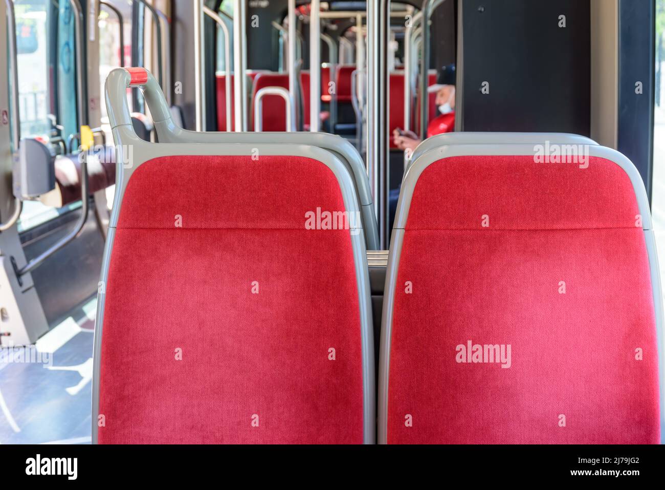 Nizza, moderne Straßenbahn, Linie 2 // Nice, Modern Tramway, Line 2 ...