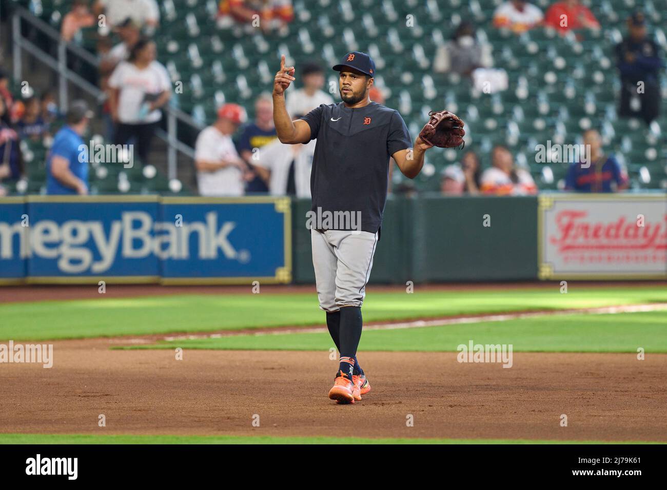 May 6 2022: Detroit first baseman Harold Castro (30) during pre game ...
