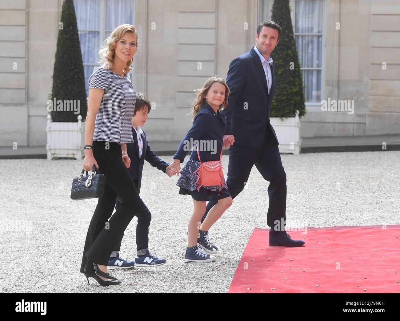 Paris, France. 07th May, 2022. French President's wife daughter ...