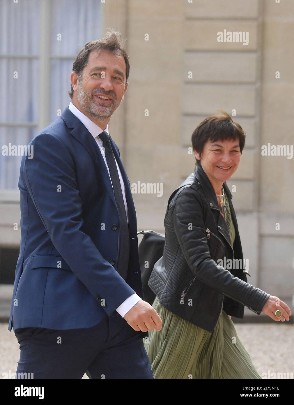 Christophe Castaner arriving for the Investiture ceremony of the french ...