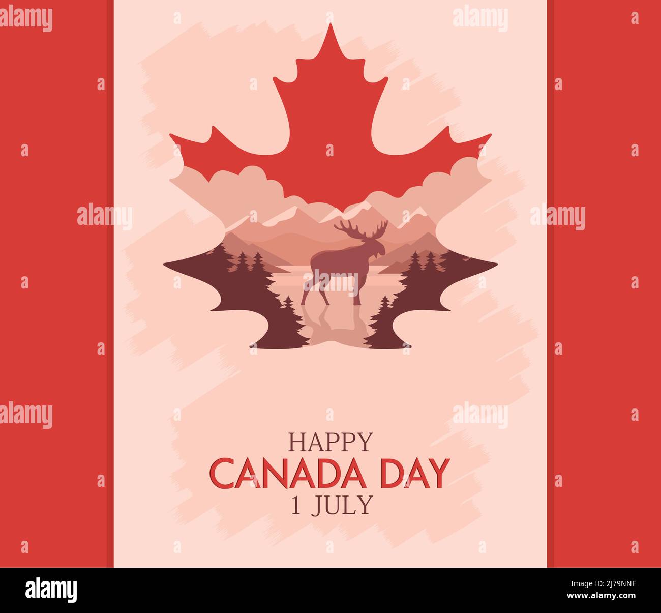happy canada day 1 july Stock Vector Image & Art - Alamy