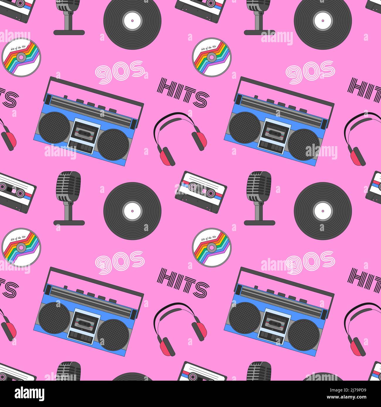 Audio recorder vinyl record Stock Vector Images - Alamy