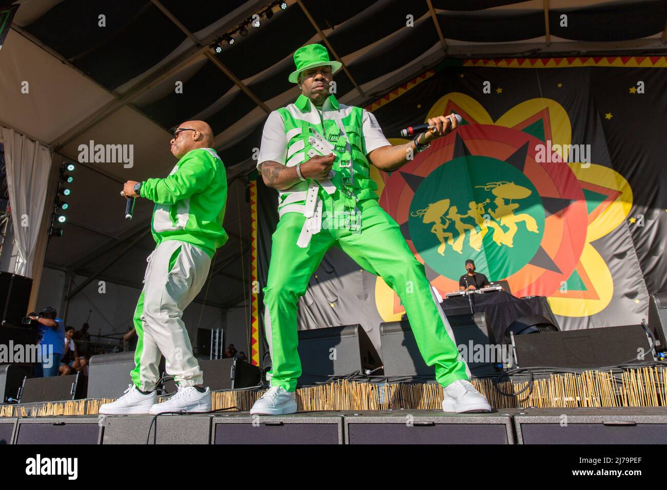 Busta Rhymes (Trevor George Smith Jr.) during New Orleans Jazz ...