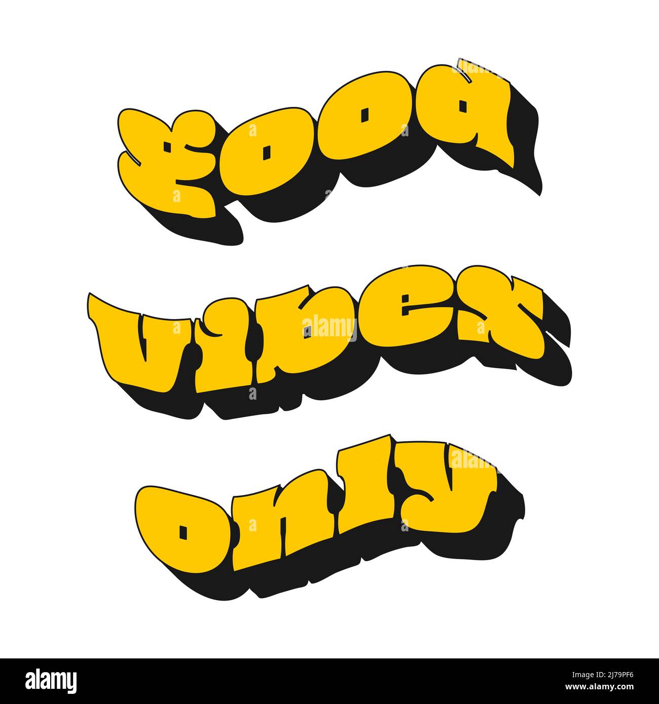 Good vibes only quote Stock Vector Images - Alamy