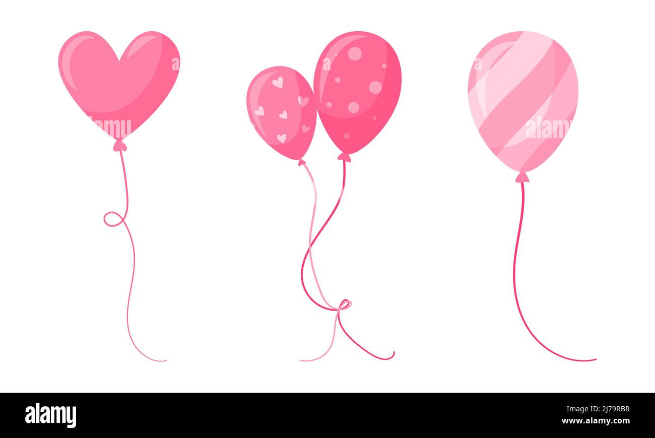 Festive bunch pink fly Stock Vector Images - Alamy